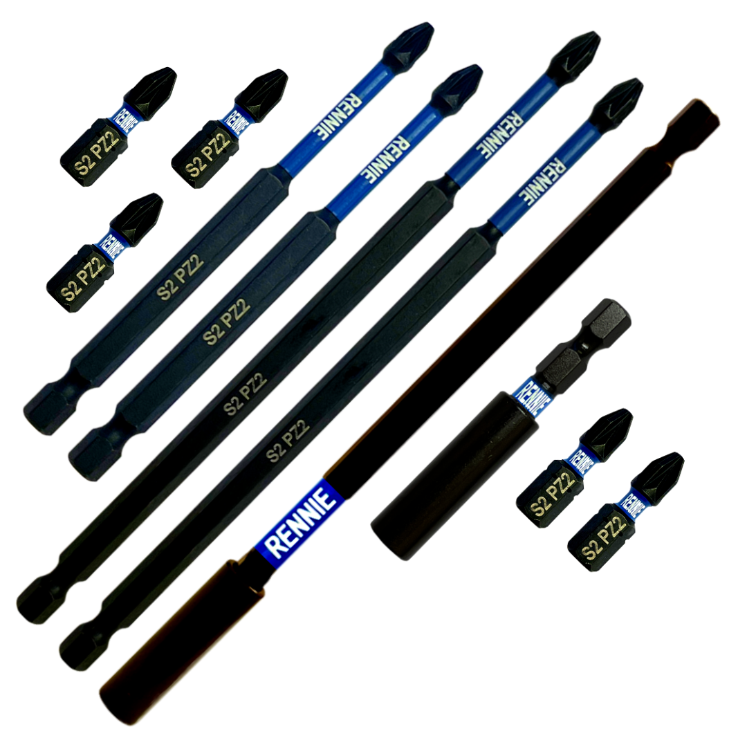 Impact Driver Bits - Rennie Tool Accessory Selection
