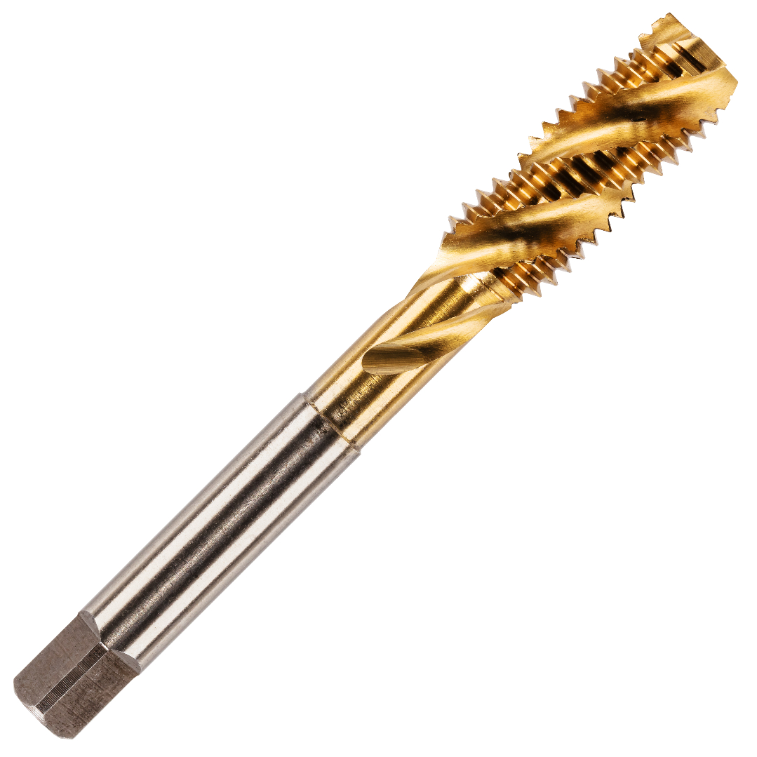 Cobalt Spiral Flute Taps – Durable & Titanium Coated