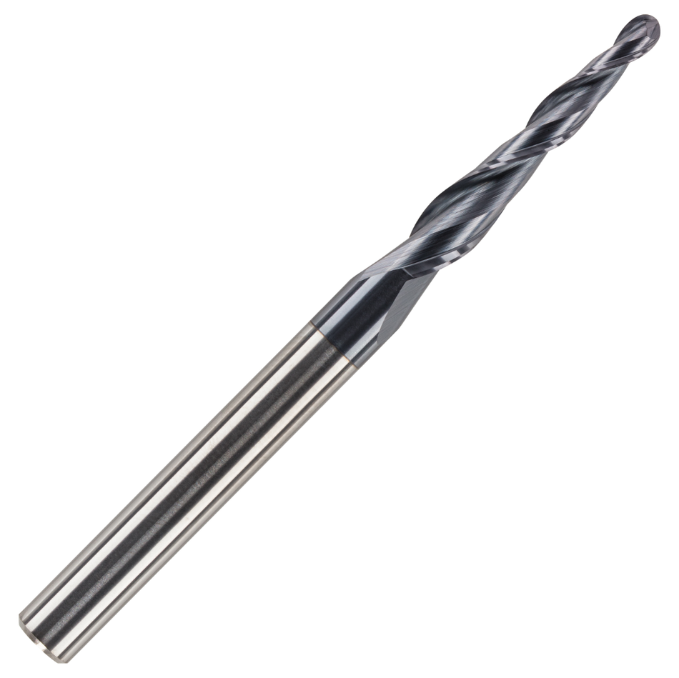 Solid Carbide Taper Ball Nose End Mill - TiAlN Coated – Rennie Tool Company