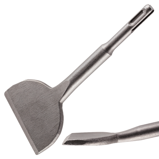 SDS Plus 75mm Wide Angled Spade Chisel x 165mm Long – Rennie Tool Company